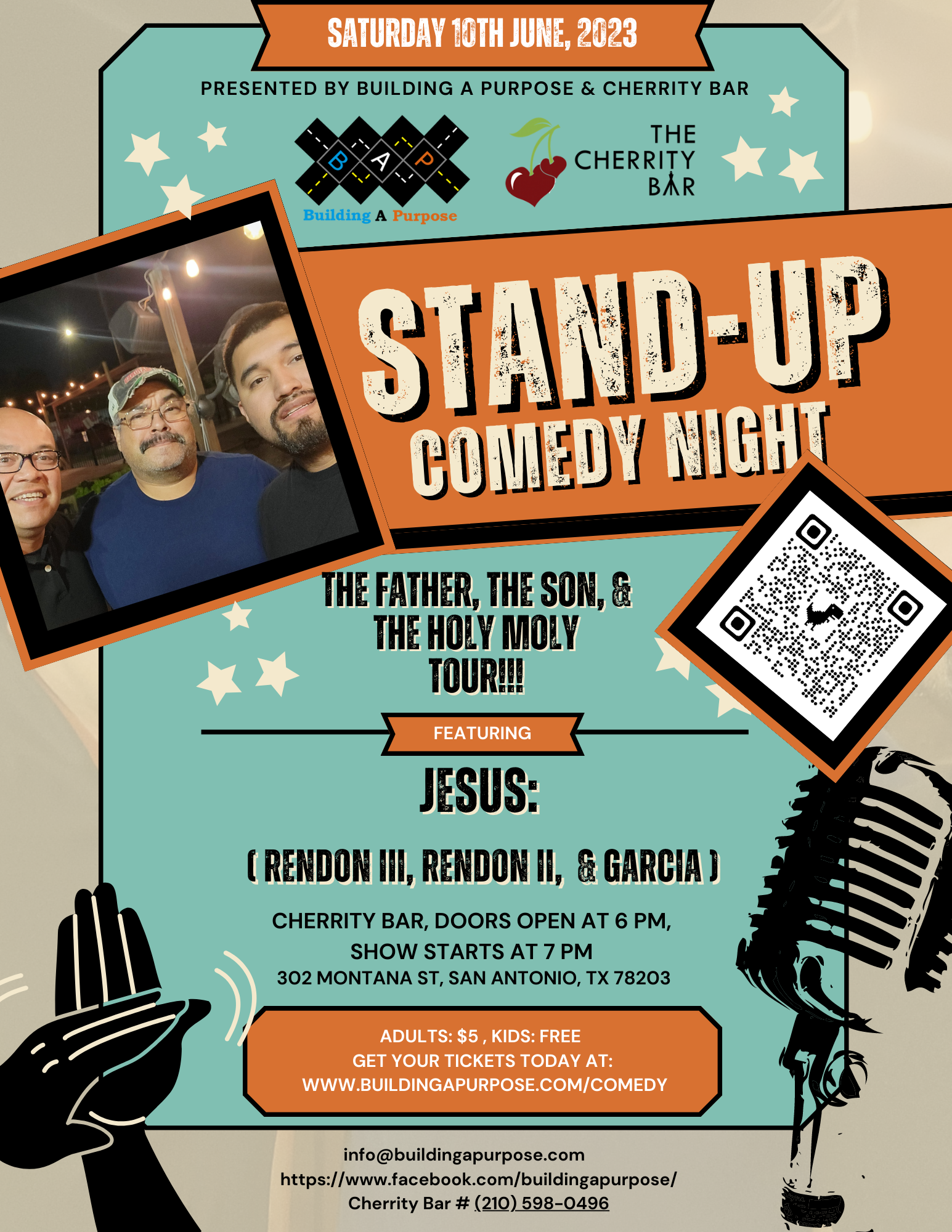 Comedy Night Tickets – Building A Purpose